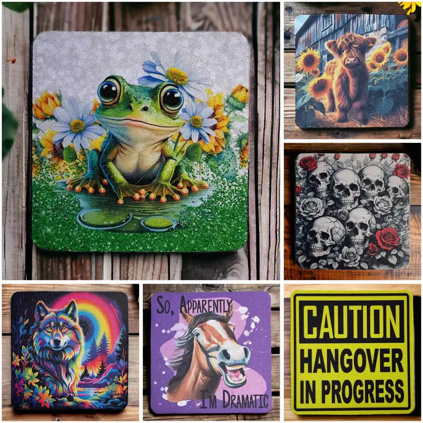 Coaster Categories | Shop All Drink Coaster Styles – Laser Design Creations