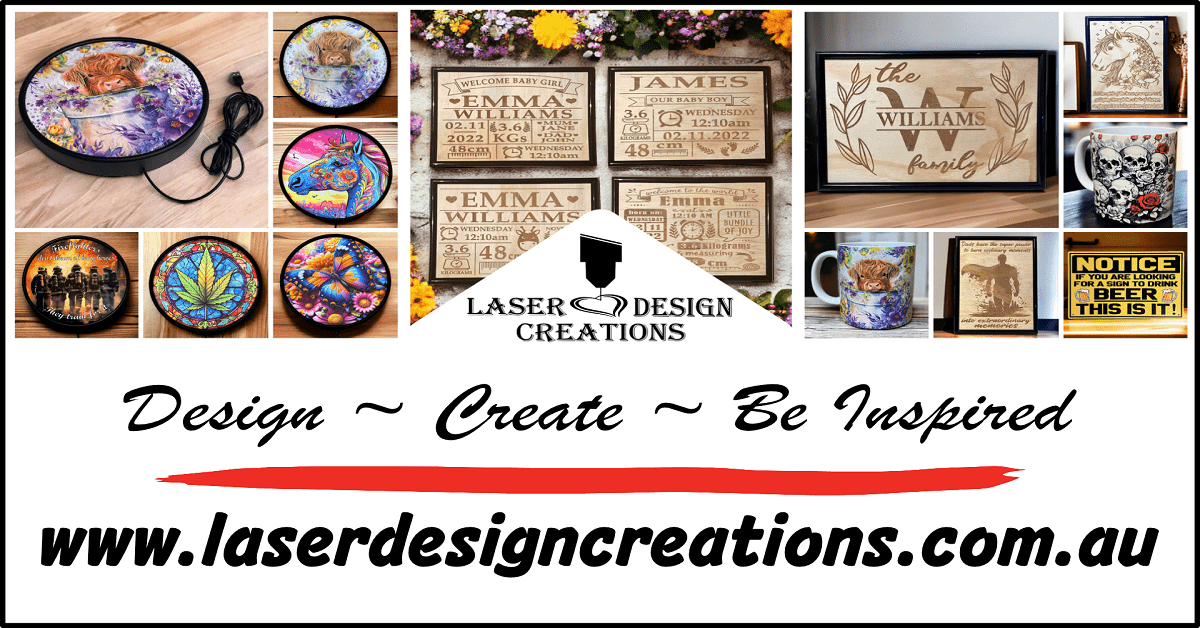 Custom Gifts & Wood Art | Australian Decor | Laser Design Creations