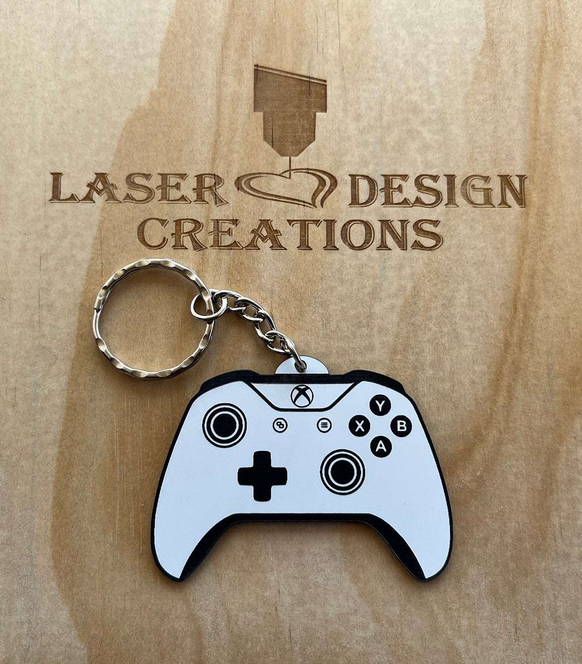 Xbox Controller Design Keyring / Bag Tag – Laser Design Creations