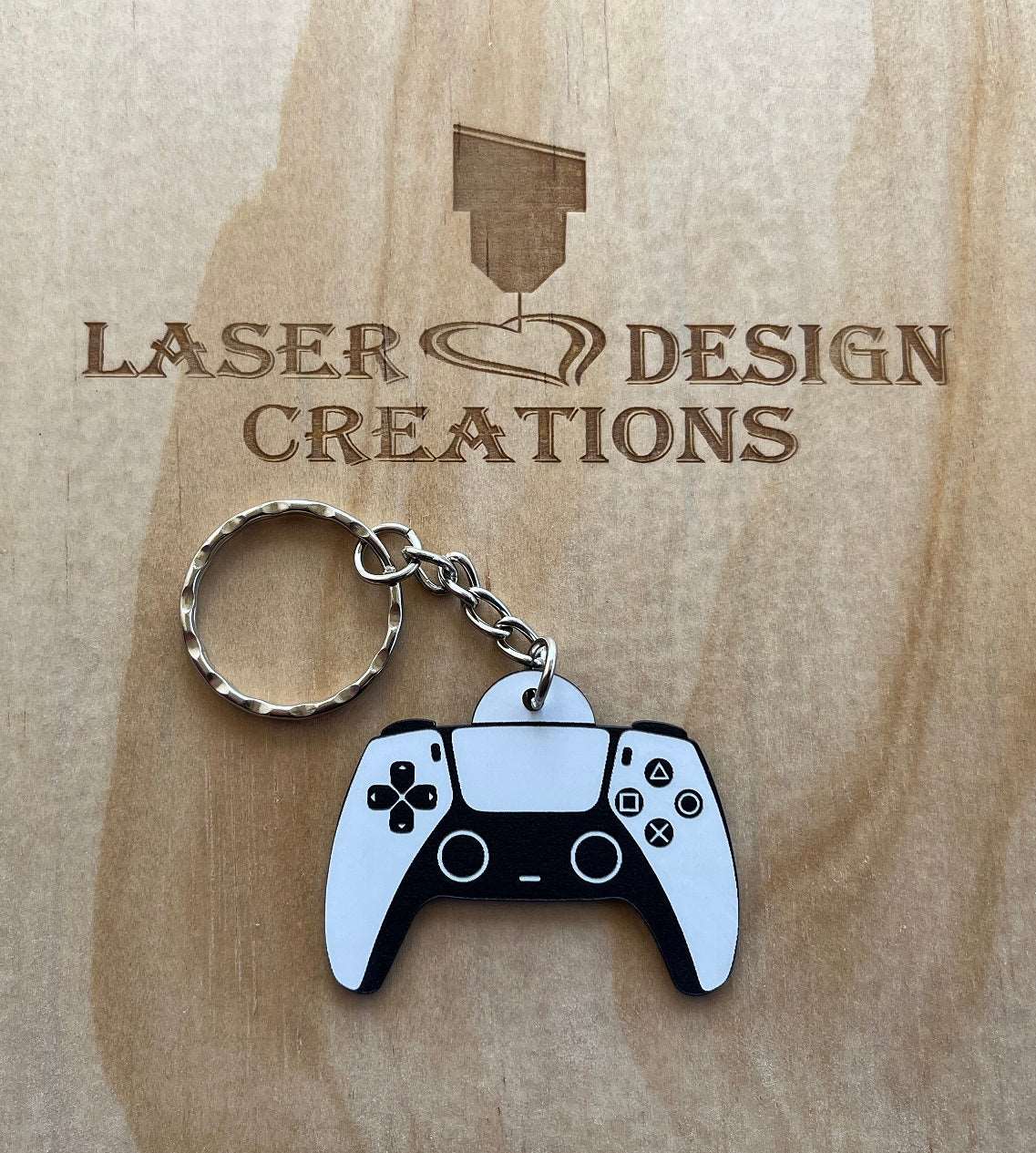 PlayStation 5 PS5 Controller Design Keyring / Bag Tag – Laser Design ...
